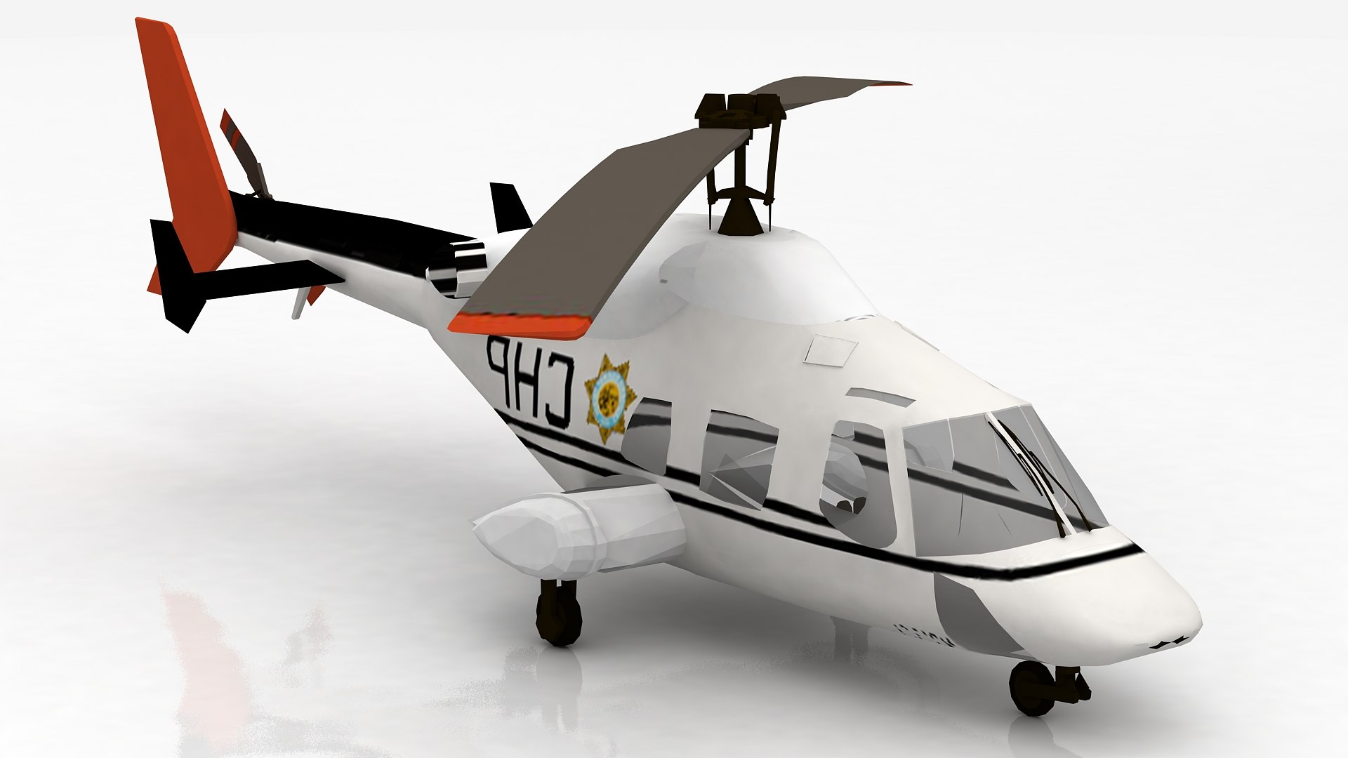 Bell 222 3D - TurboSquid 1783536
