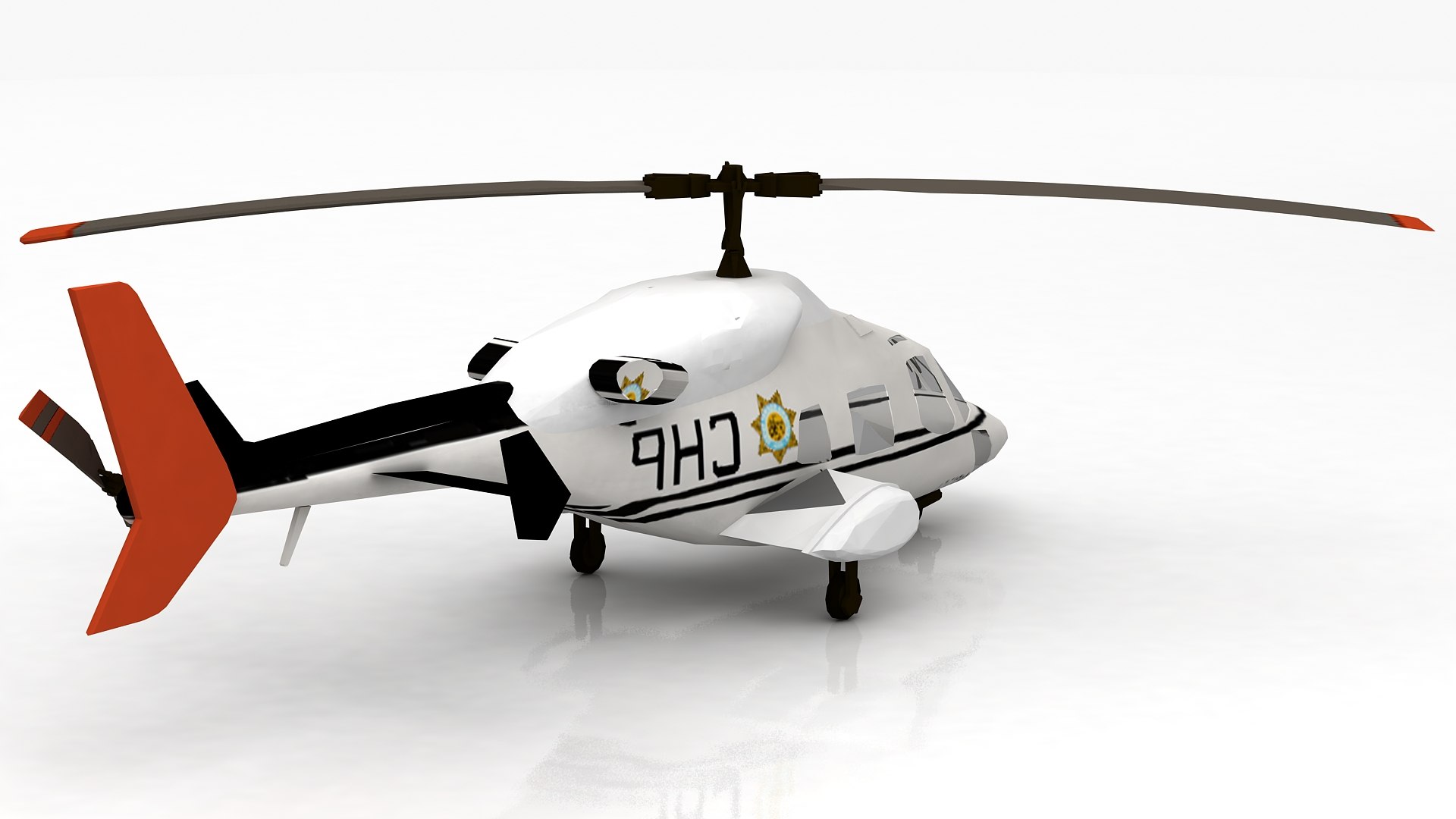 Bell 222 3D - TurboSquid 1783536