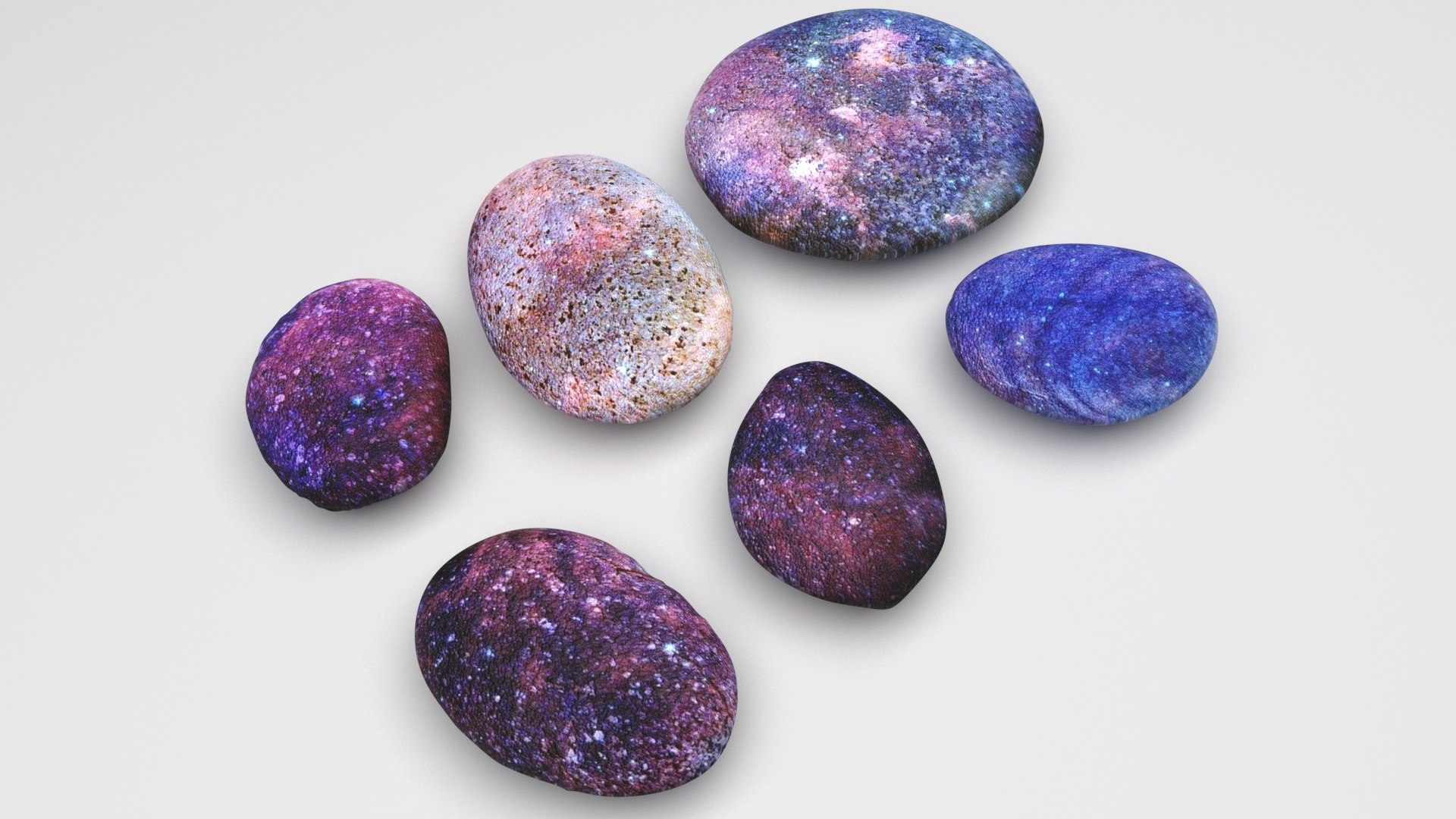 3D Galaxy Rocks Set Model - TurboSquid 2251840