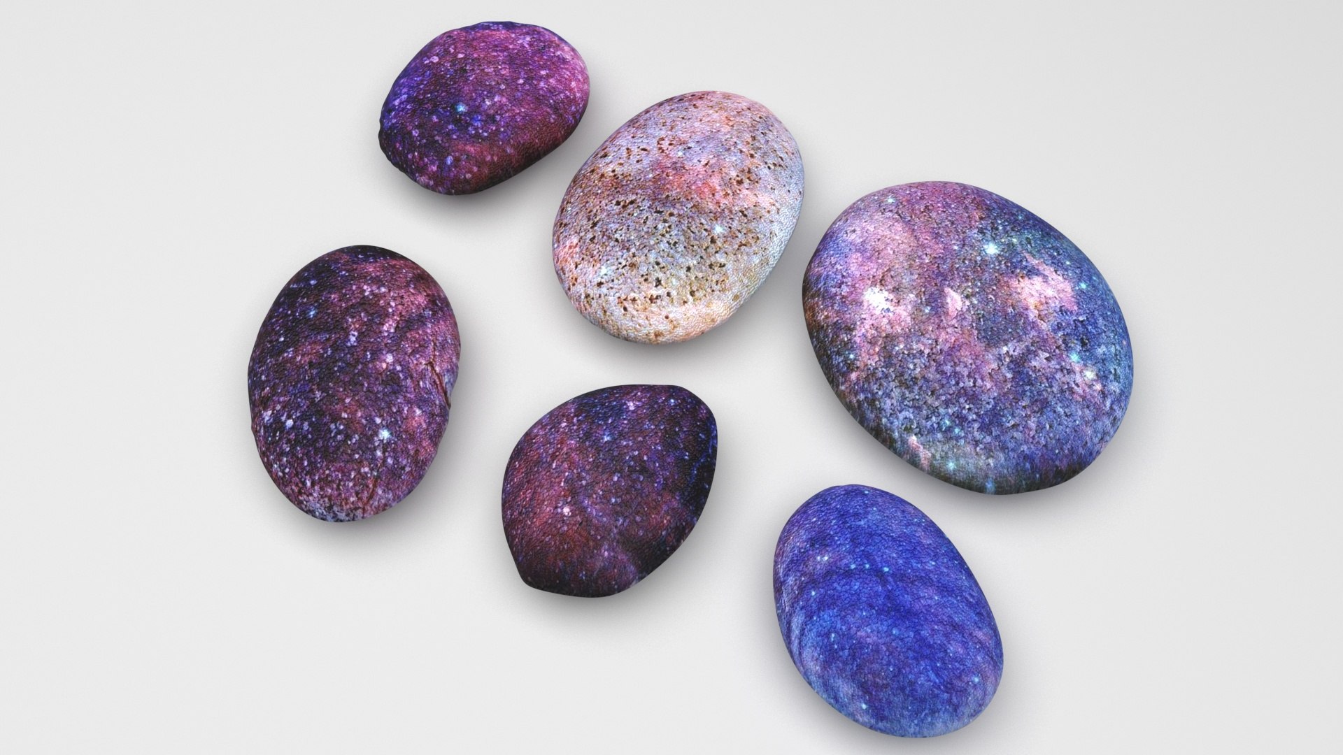 3D Galaxy Rocks Set Model - TurboSquid 2251840