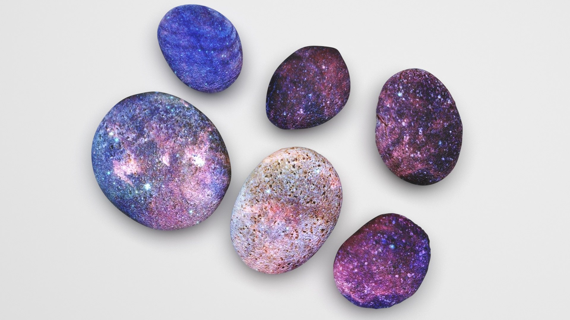 3D Galaxy Rocks Set Model - TurboSquid 2251840