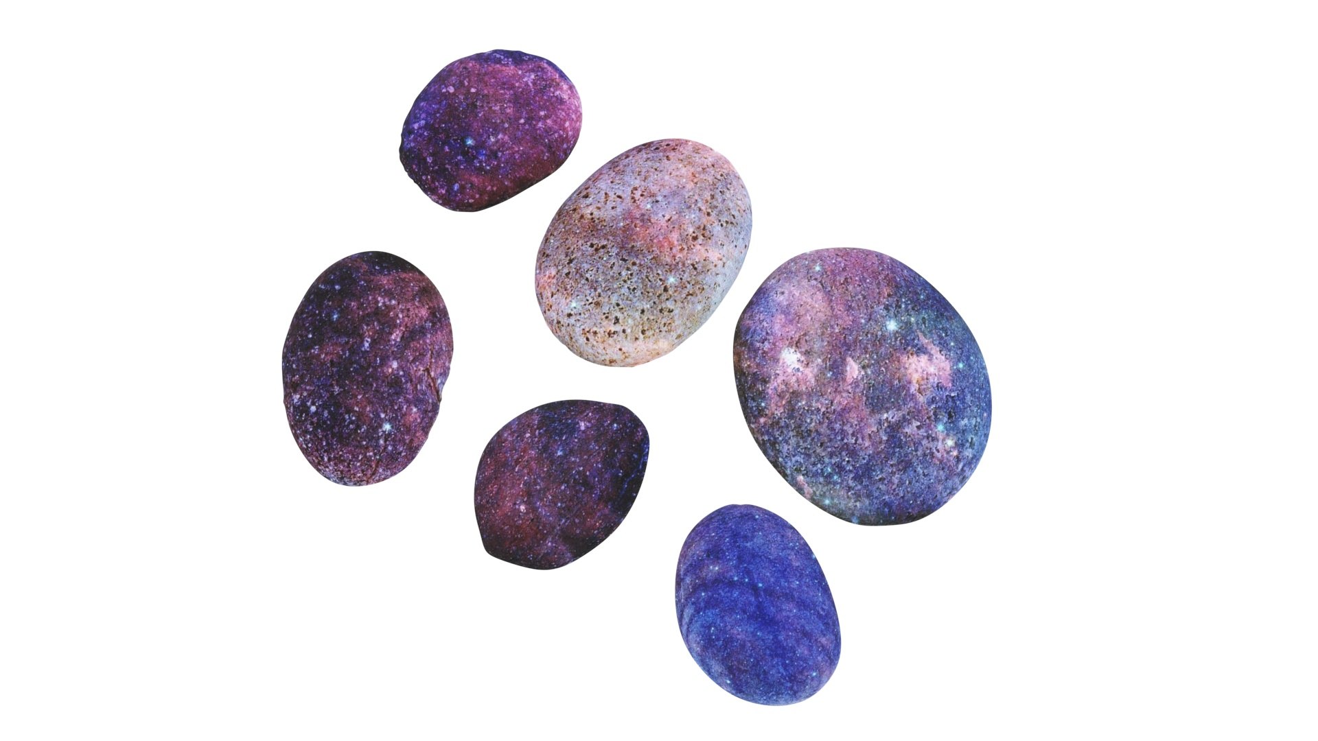3D Galaxy Rocks Set Model - TurboSquid 2251840