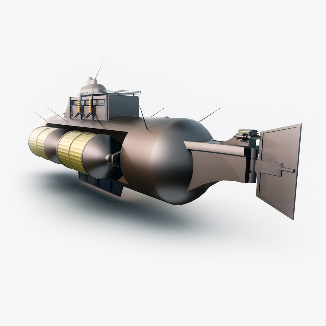 3ds Fantasy Submarine Steampunk