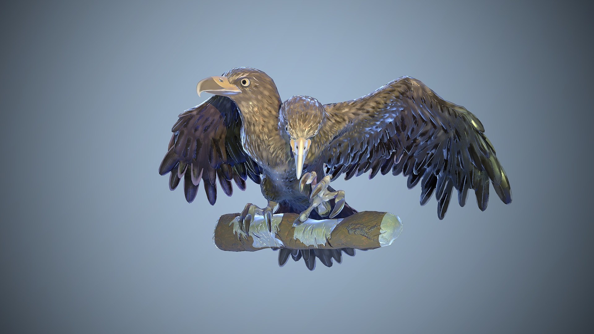 TWO-HEADED EAGLE 3D - TurboSquid 1744960