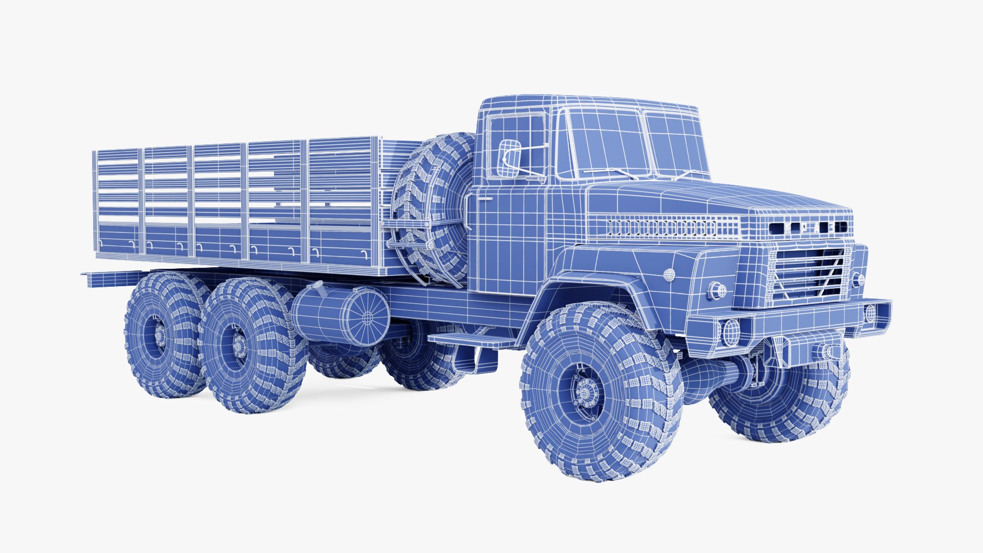 3D Model KraZ 260 Truck - TurboSquid 2014644