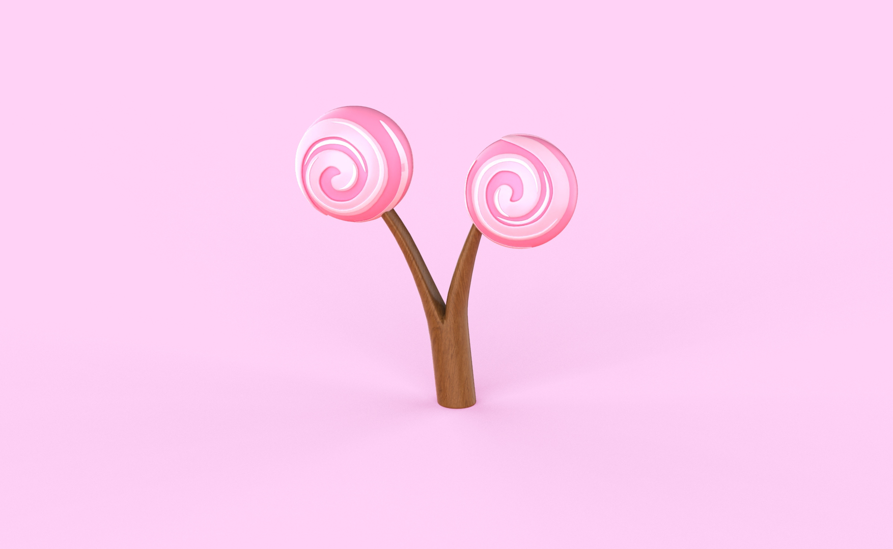 Cartoon Candy Tree 3 Model - TurboSquid 2251021