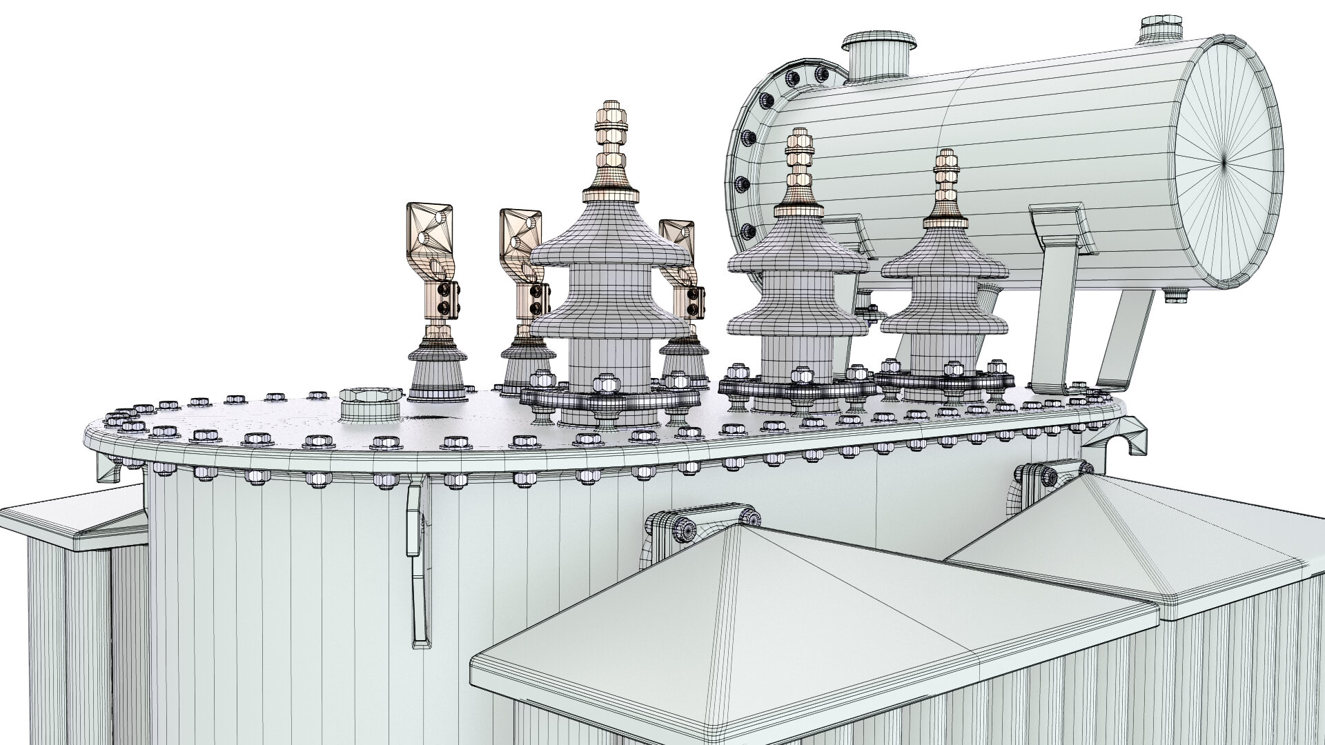 3D model transformer power distribution - TurboSquid 1686877