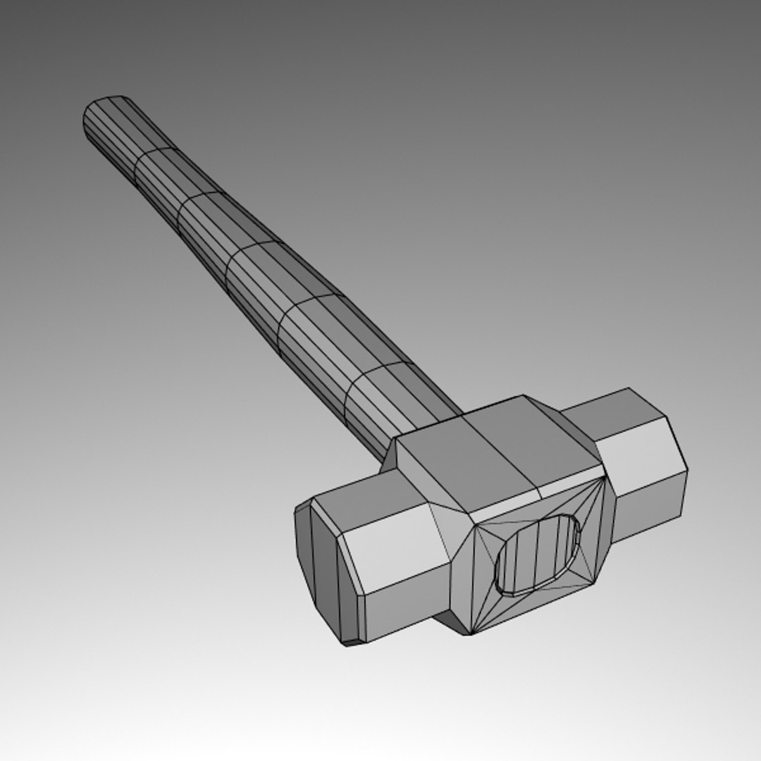 3d Sledgehammer Hammer Model