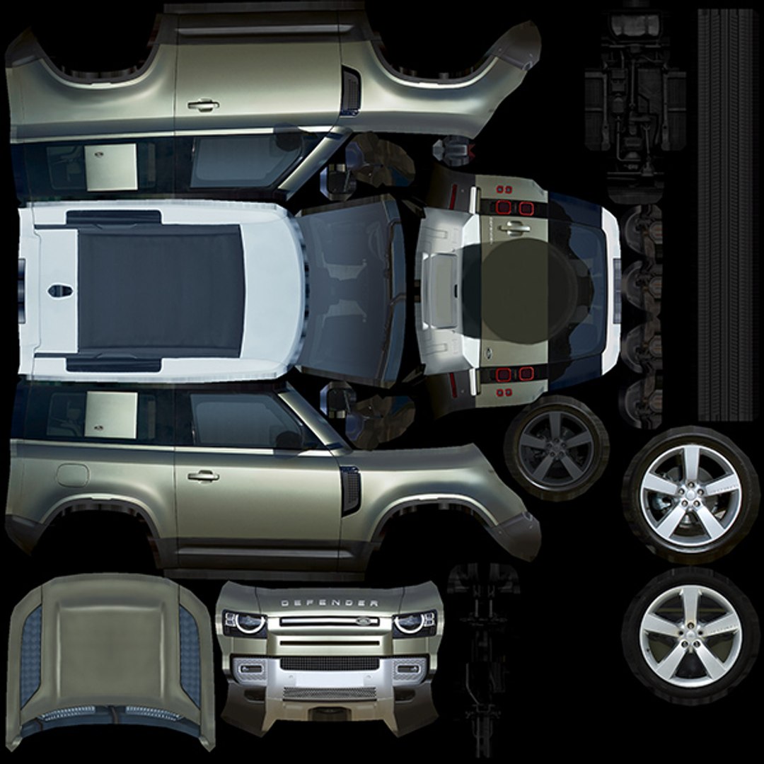2020 Land Rover Defender Model - TurboSquid 1658659