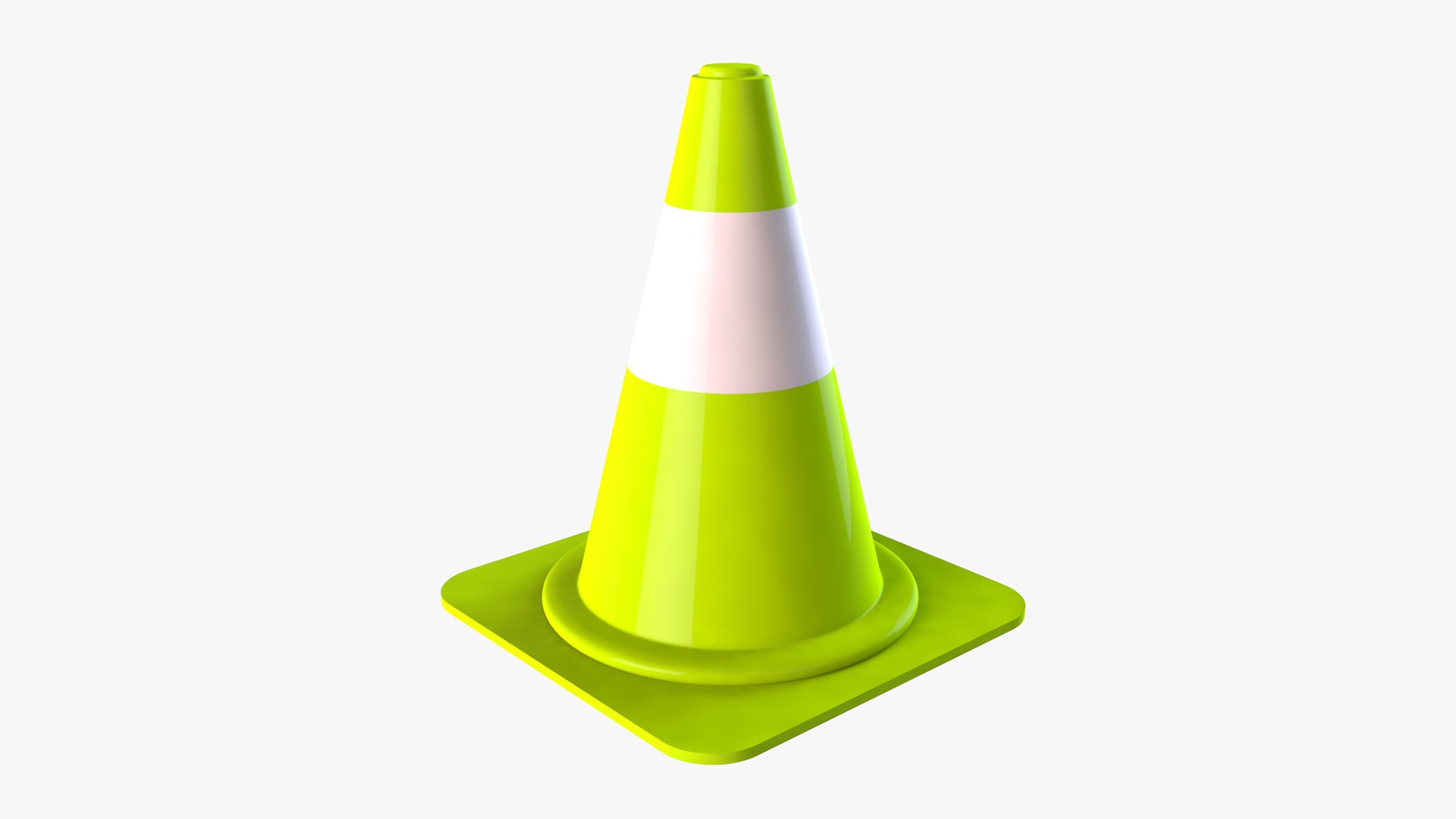 3D Green Cone - TurboSquid 1955834
