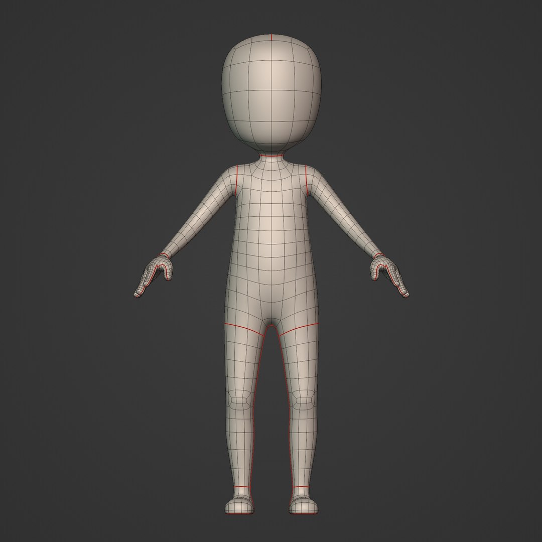 3D model Cartoon Stickman - TurboSquid 1938157