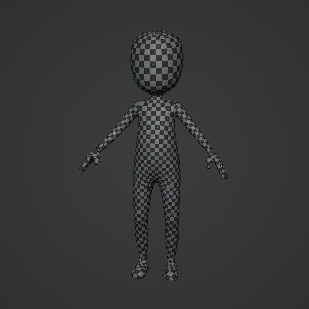 3D model Cartoon Stickman - TurboSquid 1938157