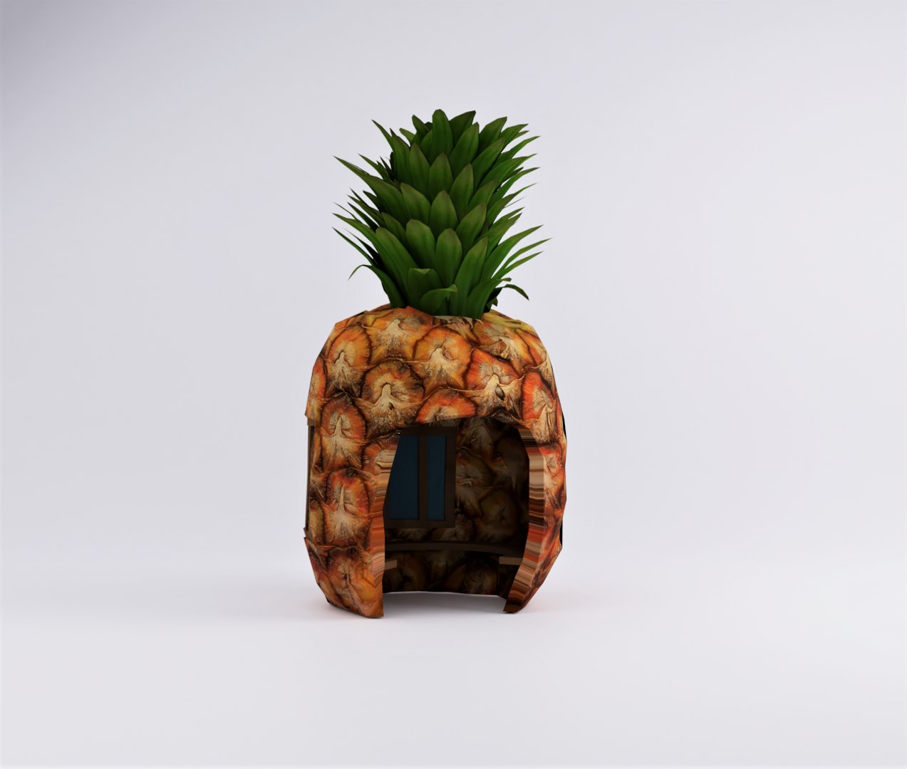 3D Pineapple House - TurboSquid 1496107
