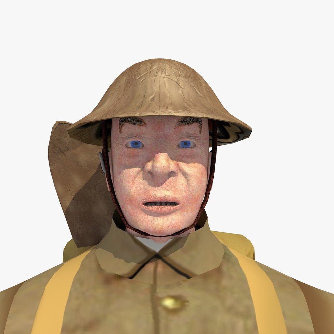 Ww1 British Soldier Version 3d Model
