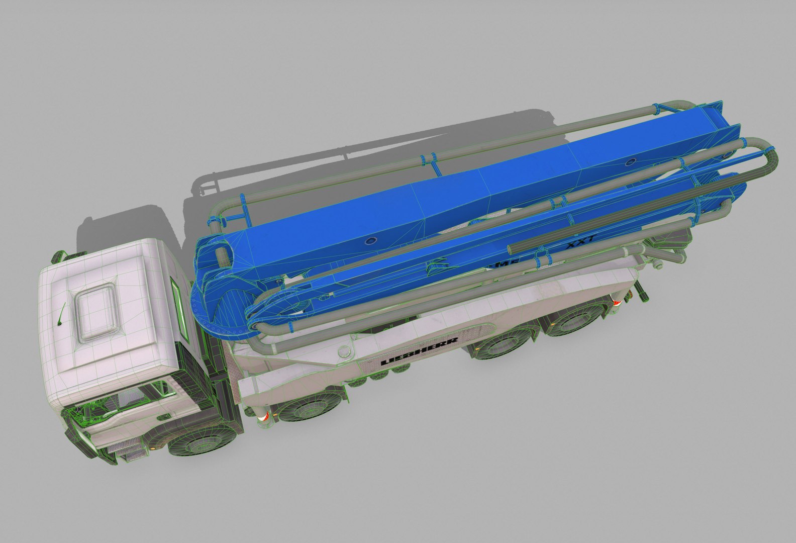 3D Concrete Pump - TurboSquid 1543341