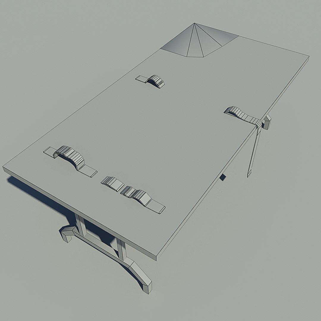 3d Torture Table Model