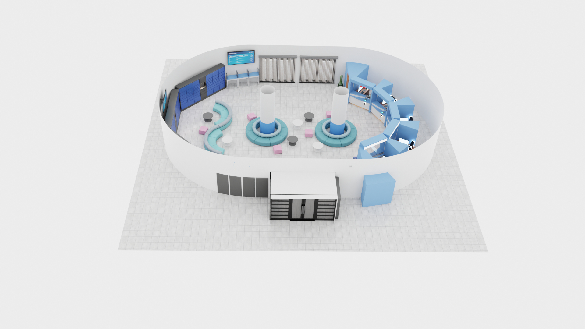 3D Model Post Office 04 - TurboSquid 2136663