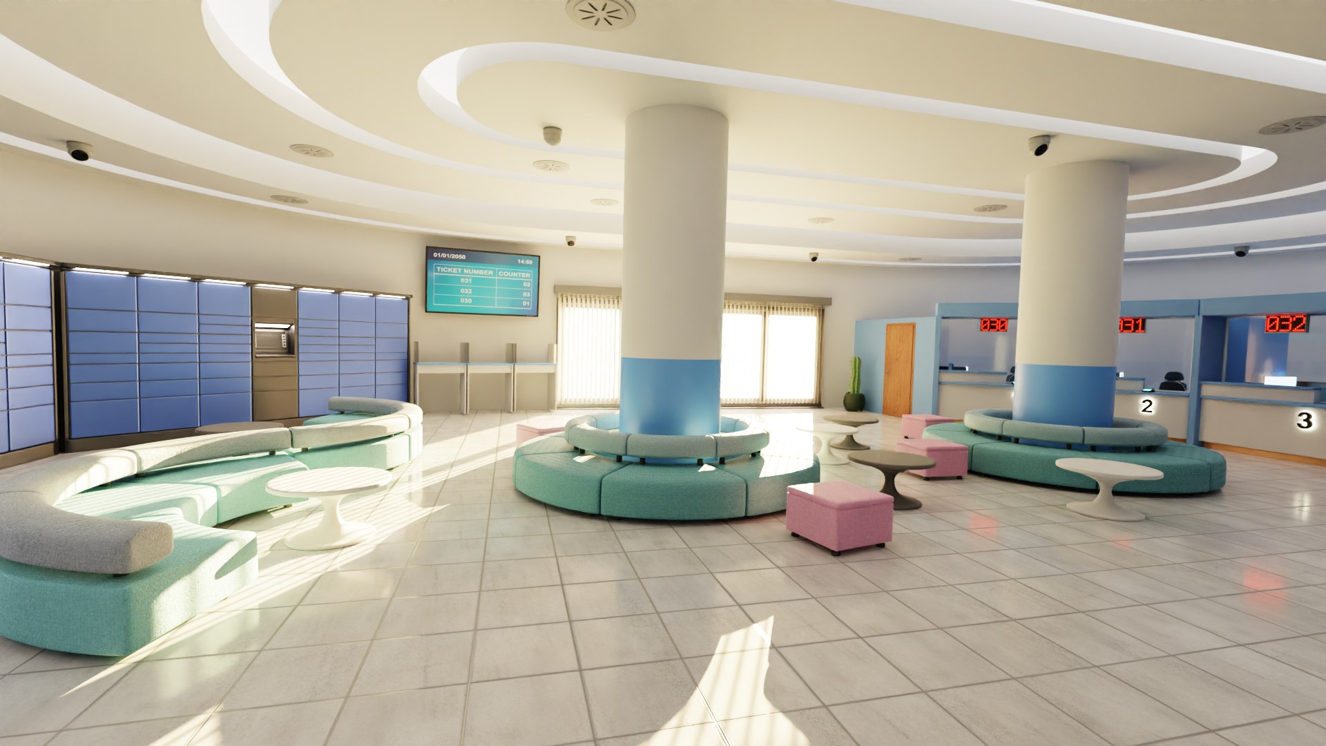 3D Model Post Office 04 - TurboSquid 2136663