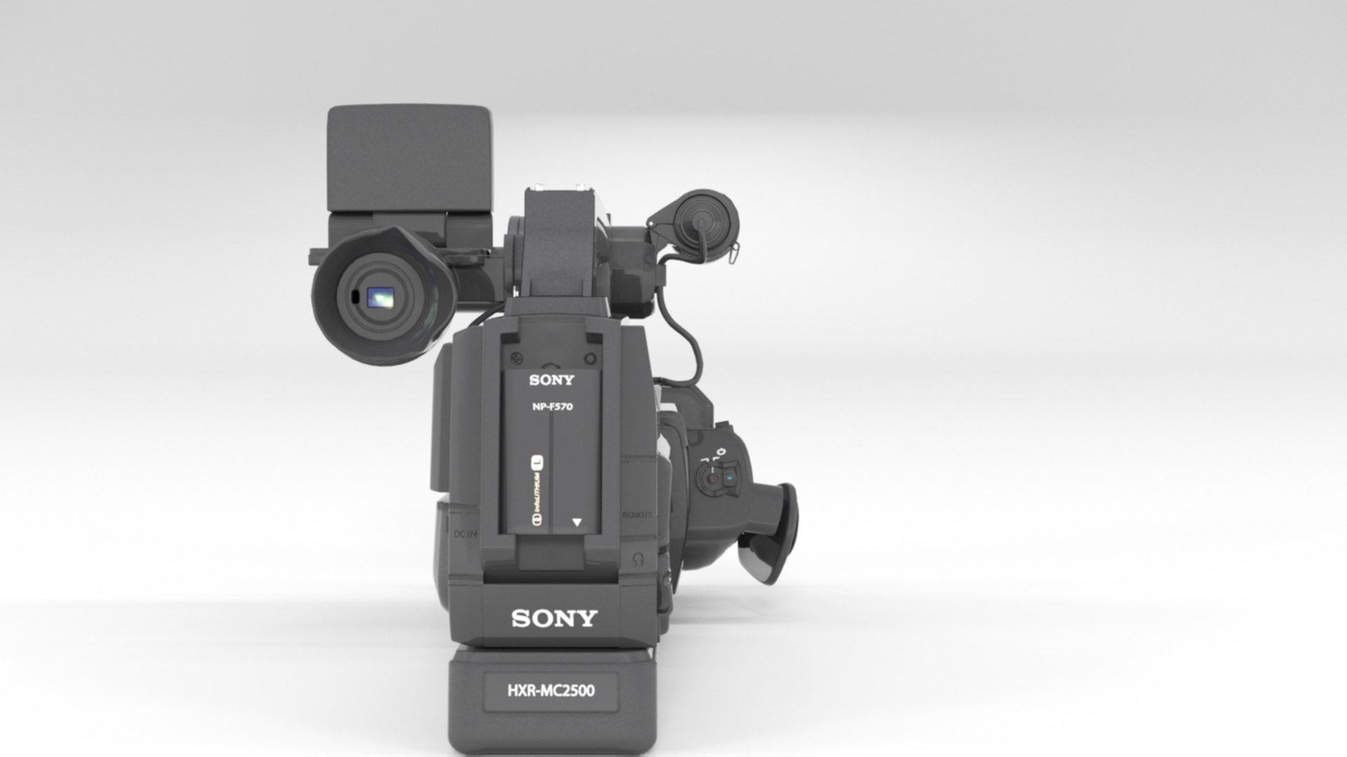 Sony HXR-MC2500 Shoulder Mount AVCHD Camcorder 3D - TurboSquid 2234651