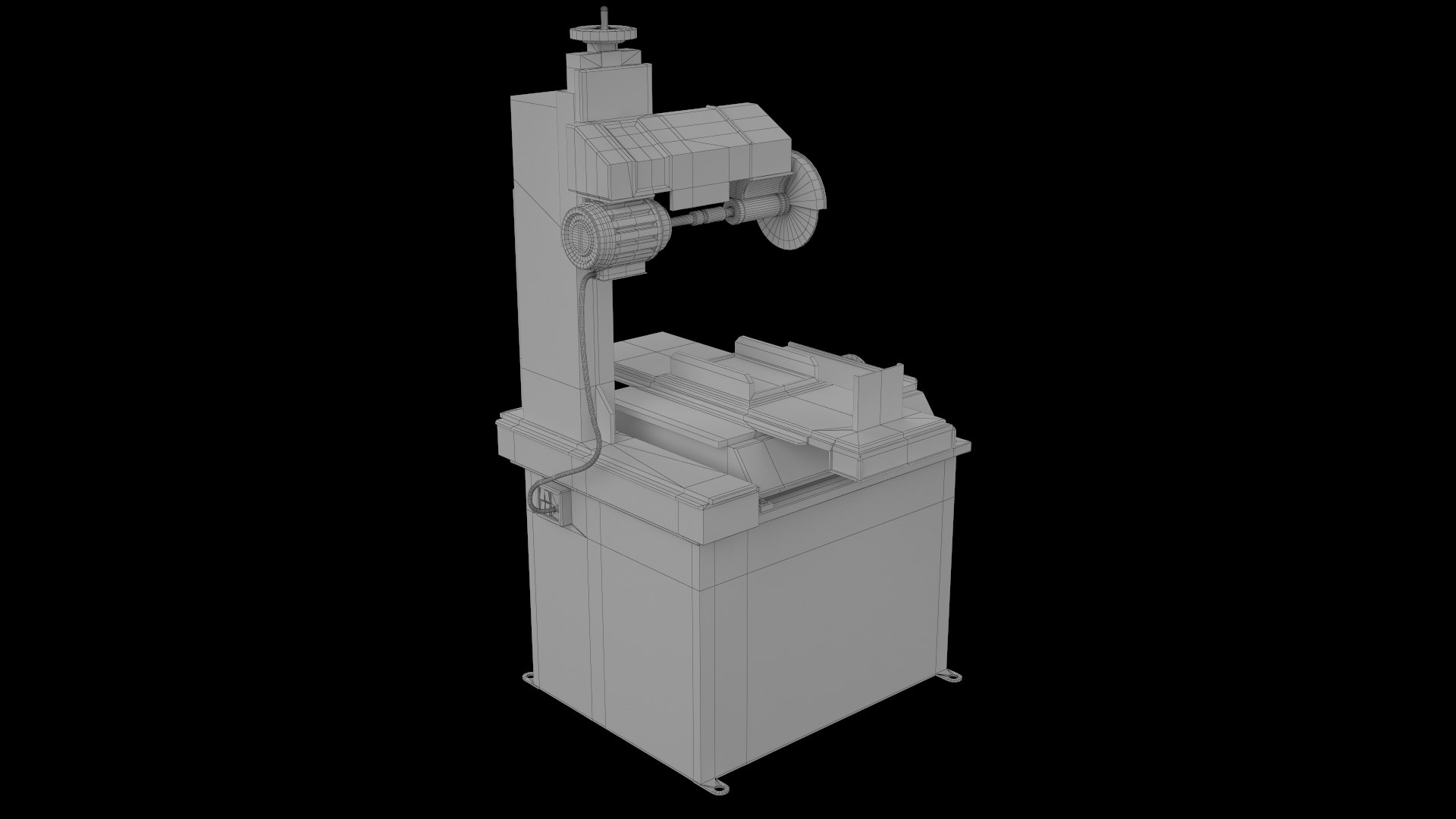 Milling Machine 3D Model - TurboSquid 1441531