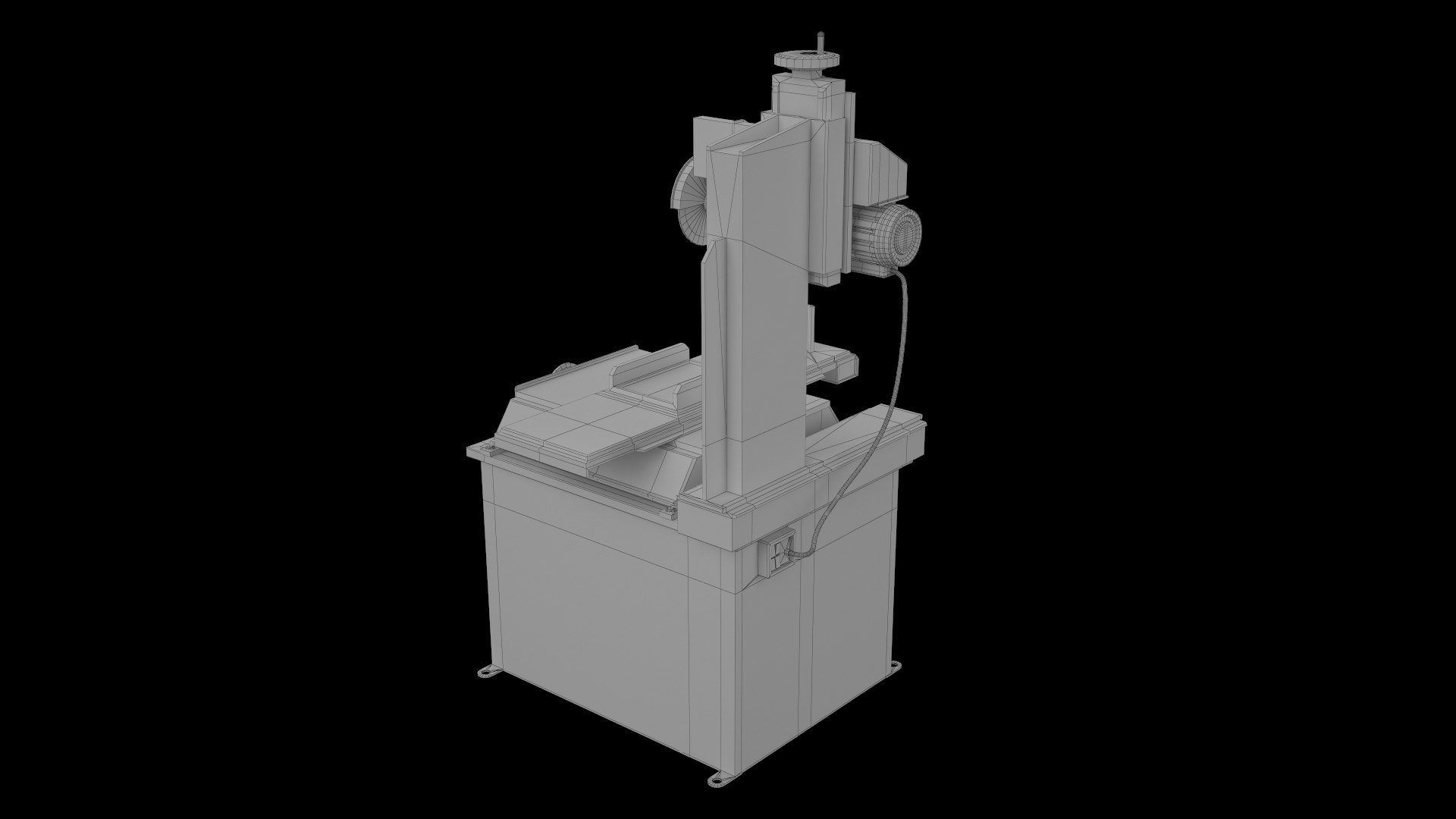 Milling Machine 3D Model - TurboSquid 1441531