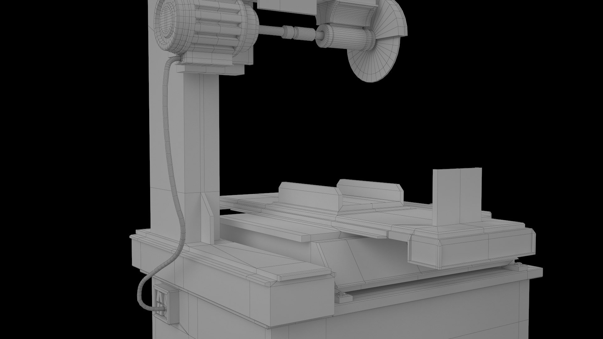 Milling Machine 3D Model - TurboSquid 1441531