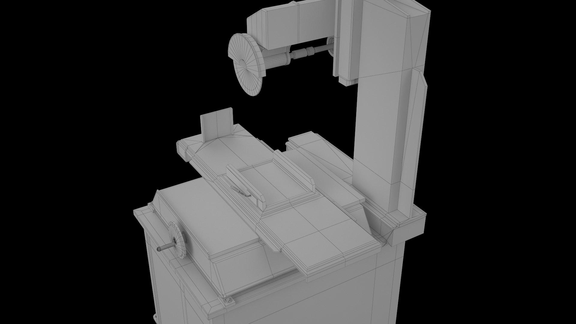 Milling Machine 3D Model - TurboSquid 1441531