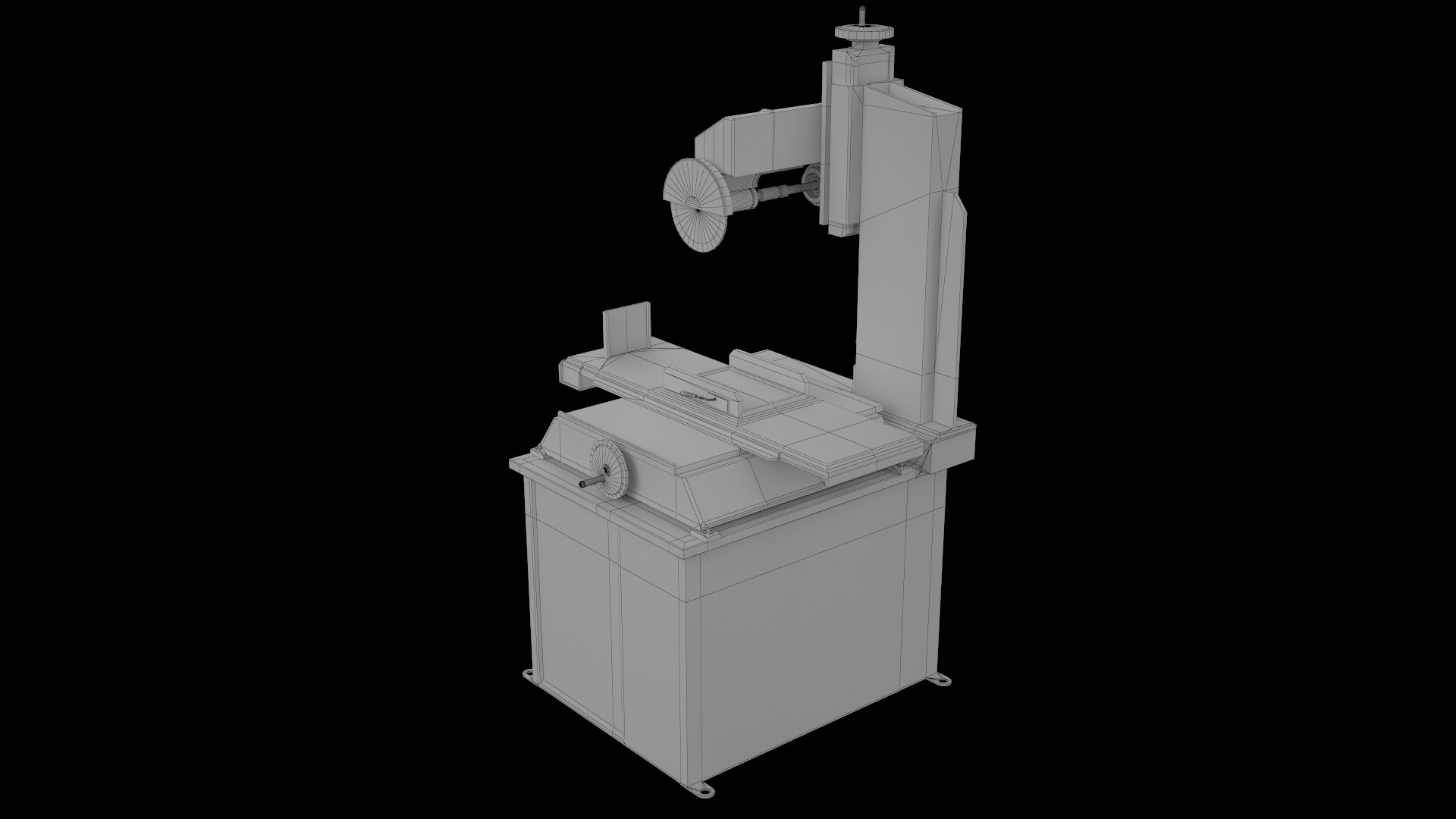 Milling Machine 3D Model - TurboSquid 1441531