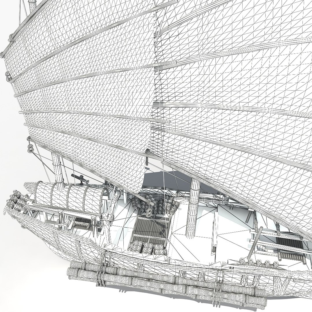 3D Model Sail Sailboat Boat - TurboSquid 1521439