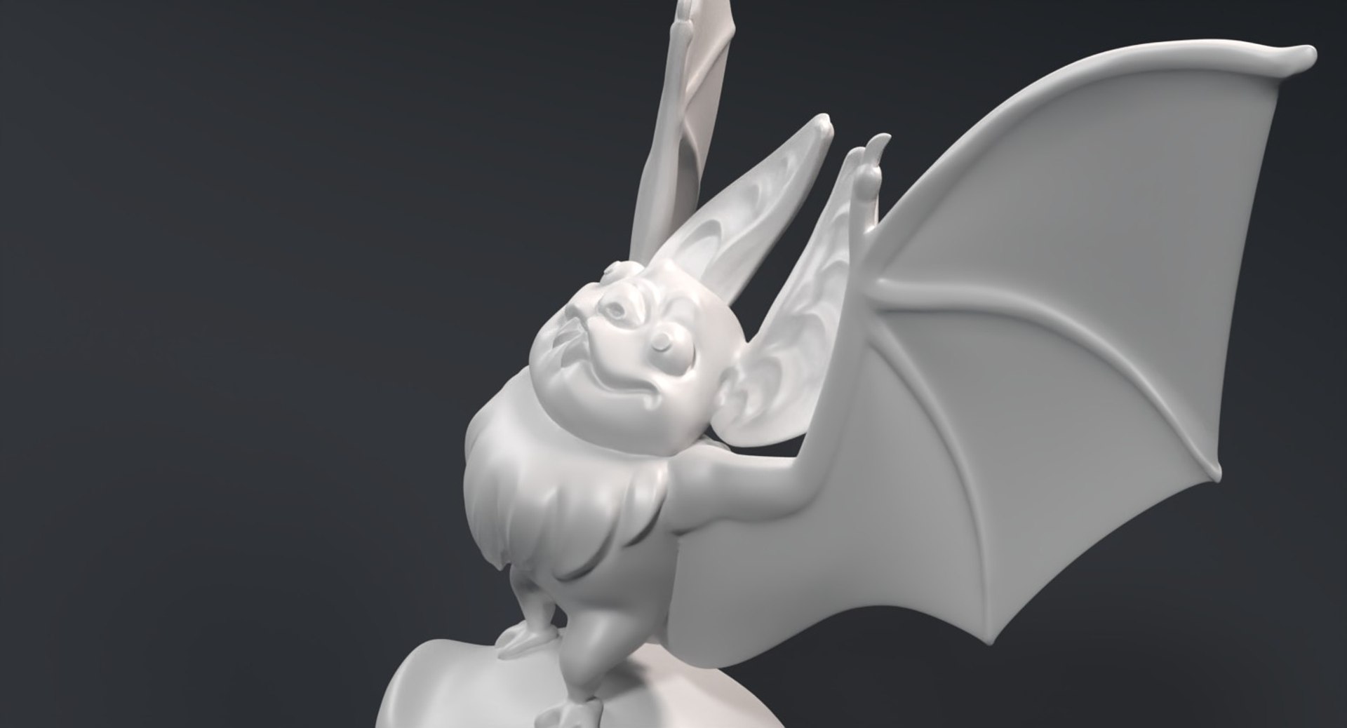 Sculpture funny vampire 3D model - TurboSquid 1518028