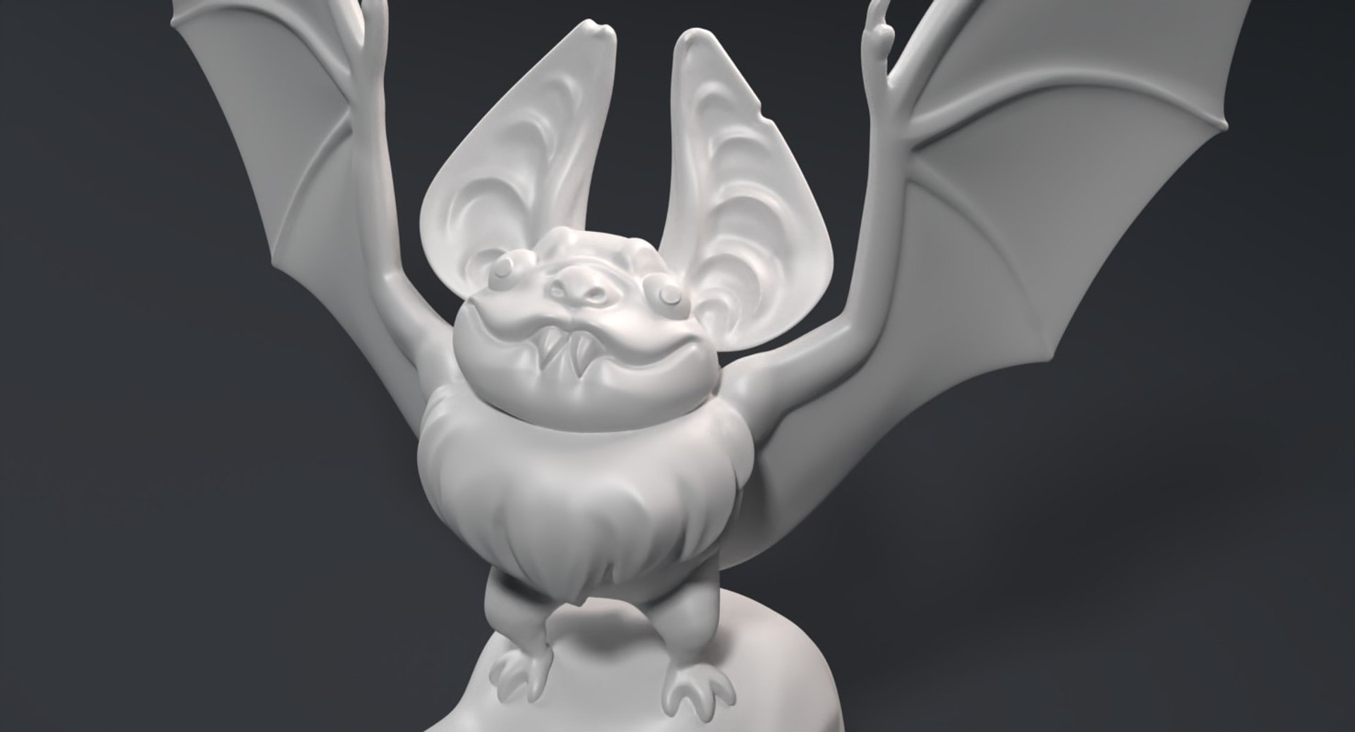 Sculpture funny vampire 3D model - TurboSquid 1518028