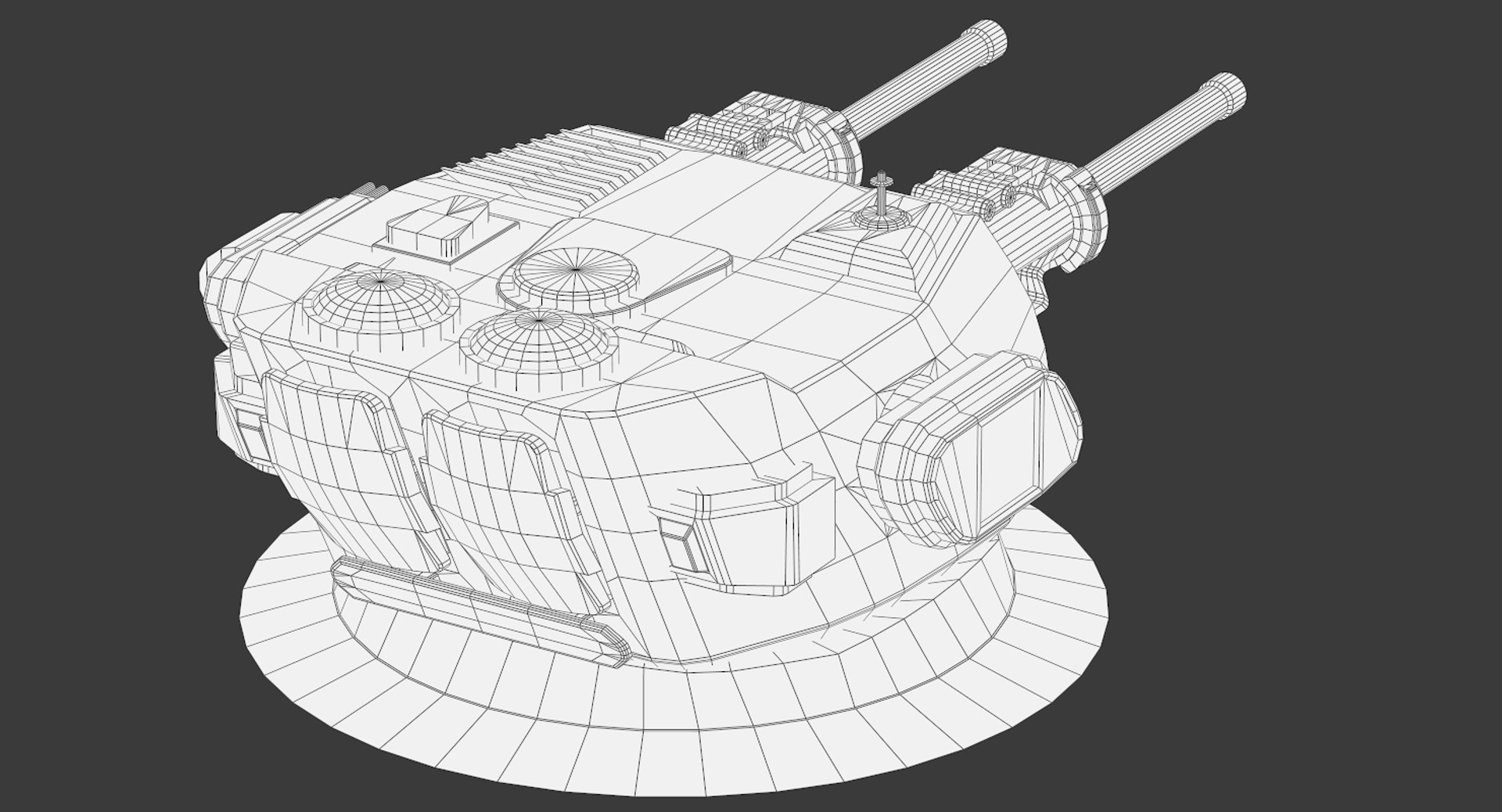 3D Heavy Kinetic Cannon 2 Model - TurboSquid 1407427