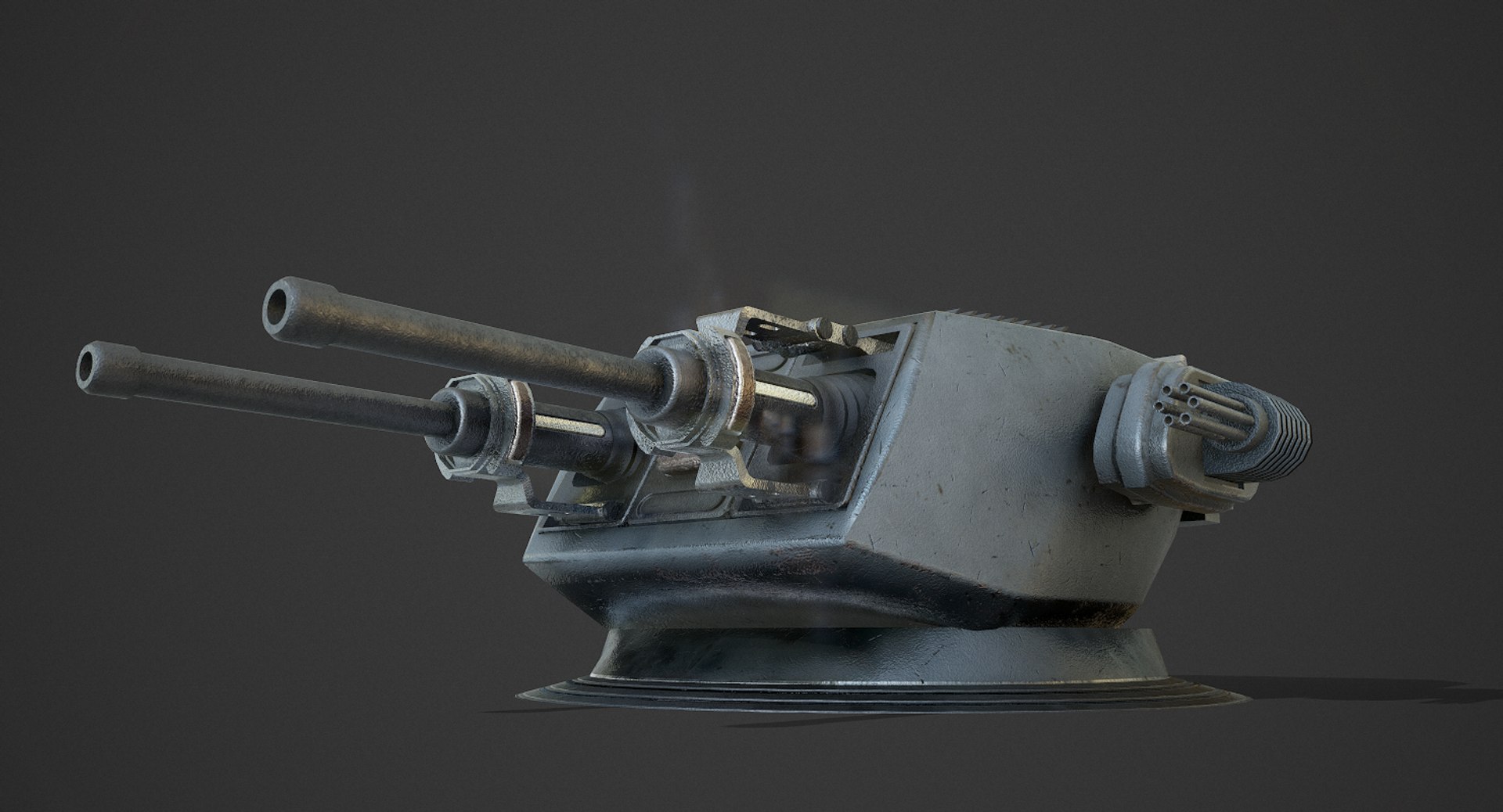 3D Heavy Kinetic Cannon 2 Model - TurboSquid 1407427