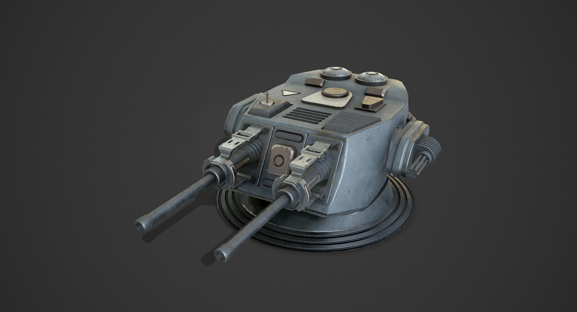 3D Heavy Kinetic Cannon 2 Model - TurboSquid 1407427