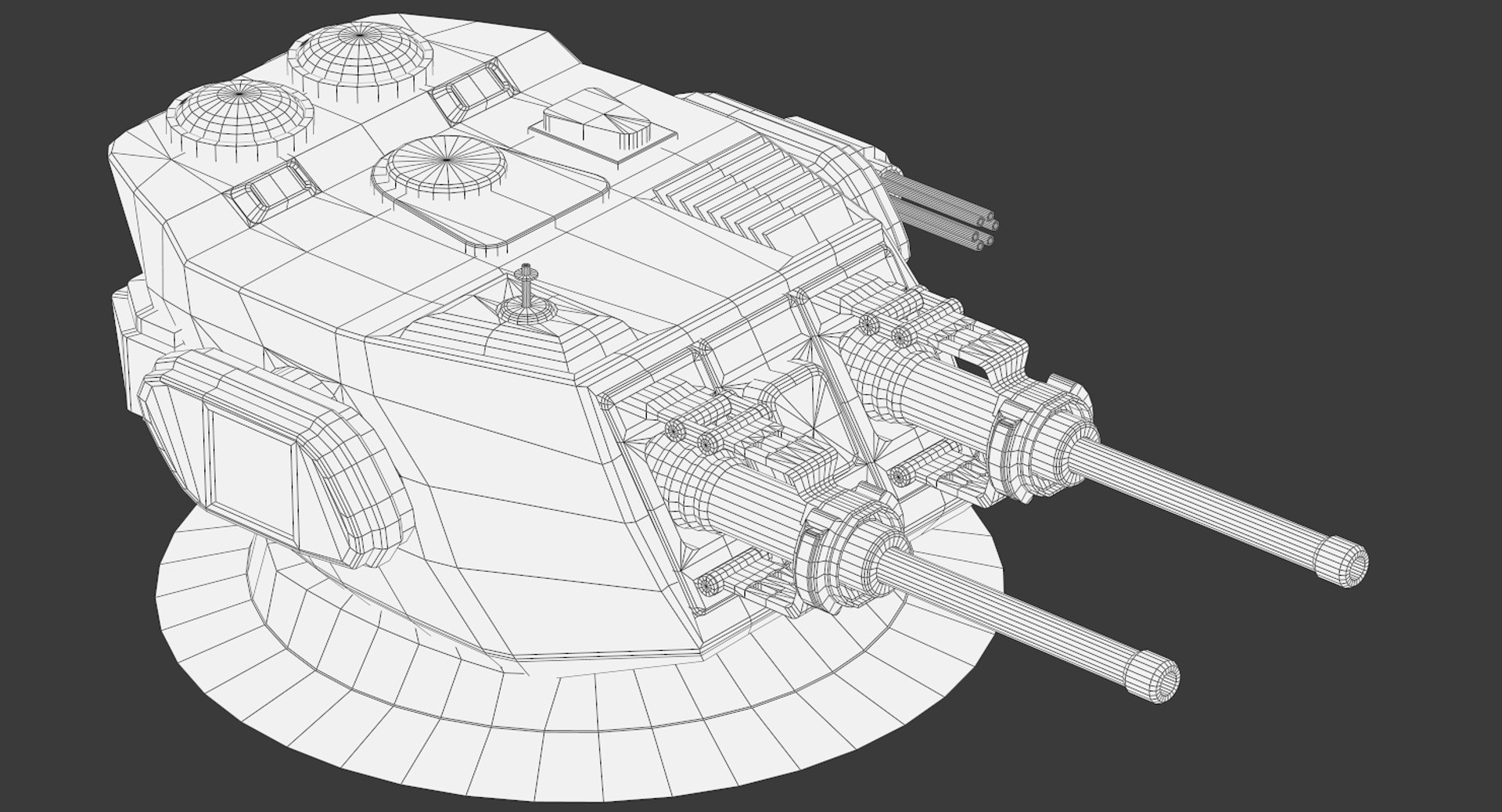 3D Heavy Kinetic Cannon 2 Model - TurboSquid 1407427