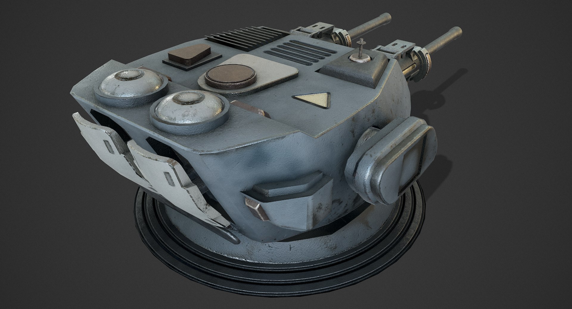 3D Heavy Kinetic Cannon 2 Model - TurboSquid 1407427