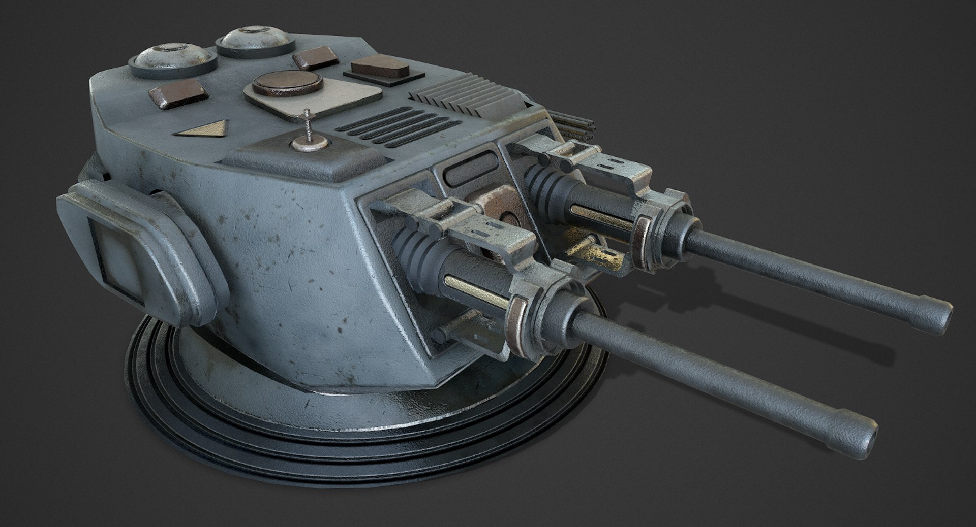 3D Heavy Kinetic Cannon 2 Model - TurboSquid 1407427