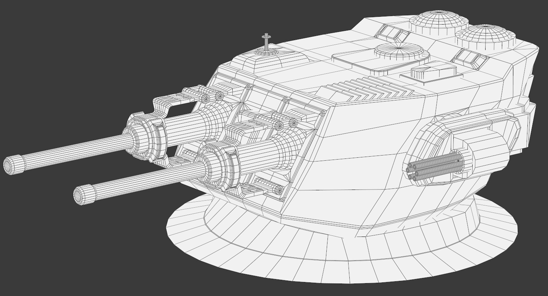 3D Heavy Kinetic Cannon 2 Model - TurboSquid 1407427