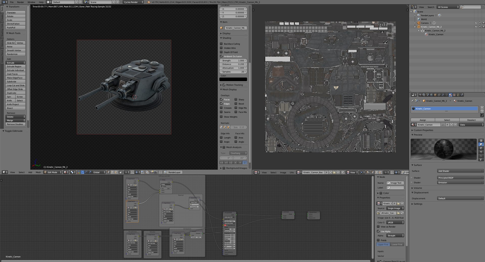 3D Heavy Kinetic Cannon 2 Model - TurboSquid 1407427