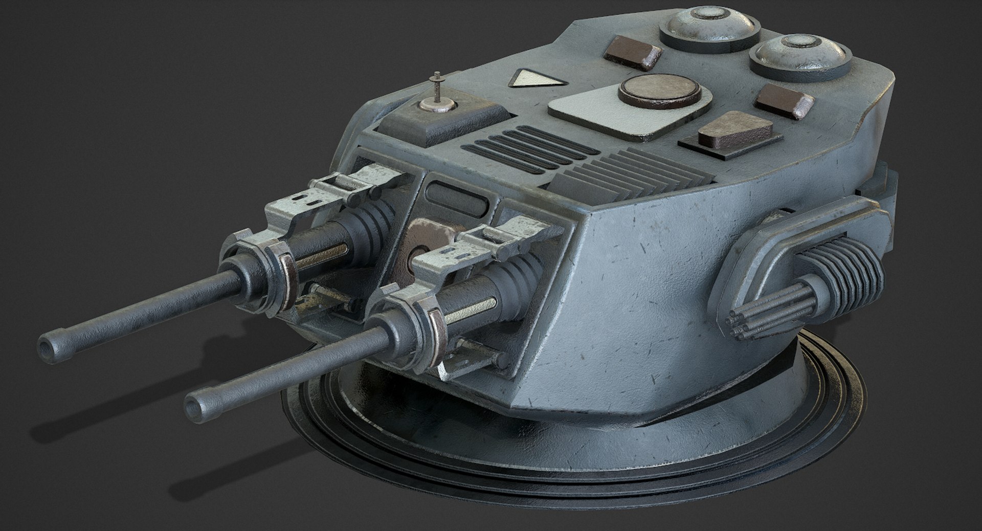 3D Heavy Kinetic Cannon 2 Model - TurboSquid 1407427