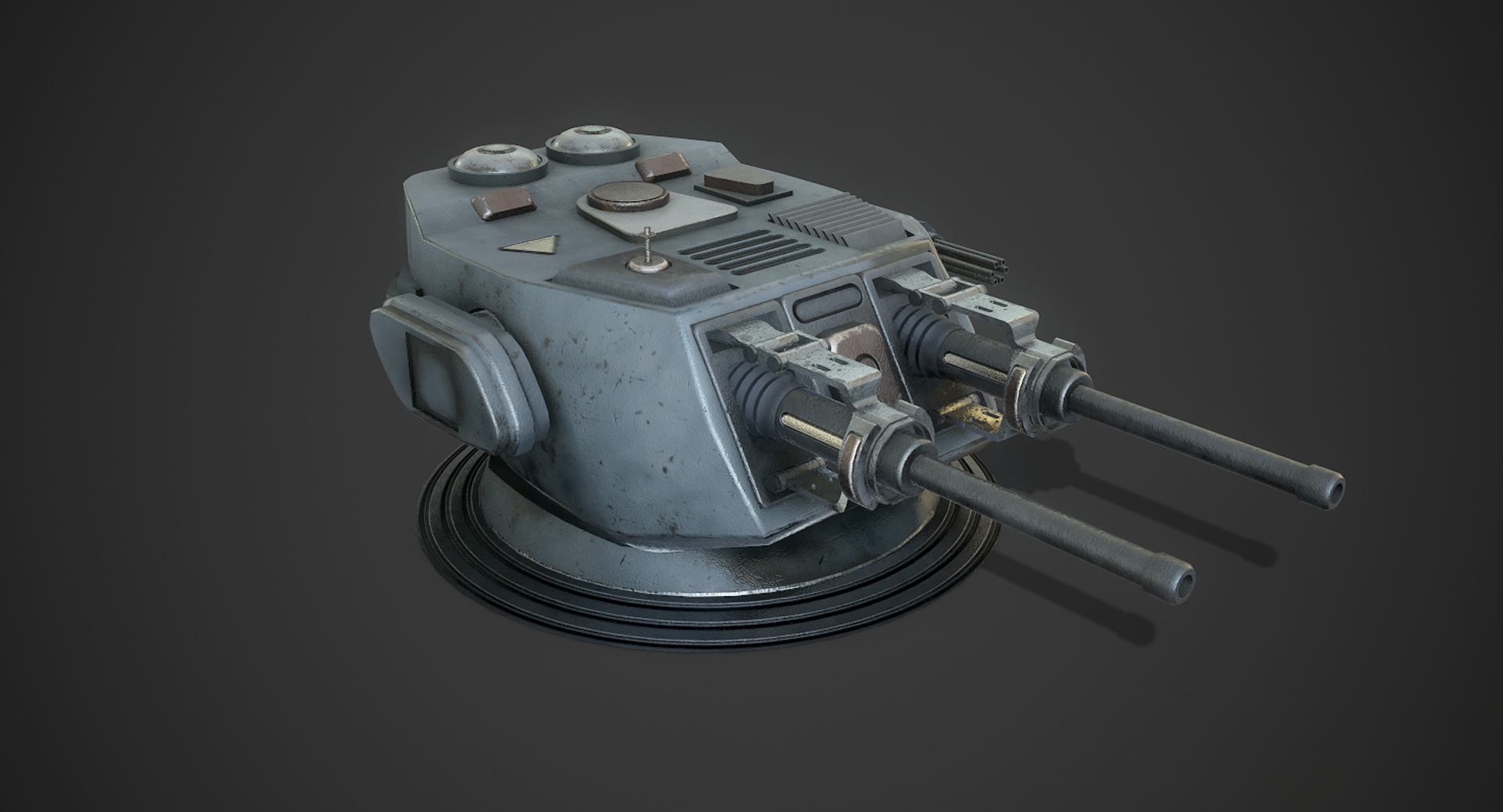 3D Heavy Kinetic Cannon 2 Model - TurboSquid 1407427