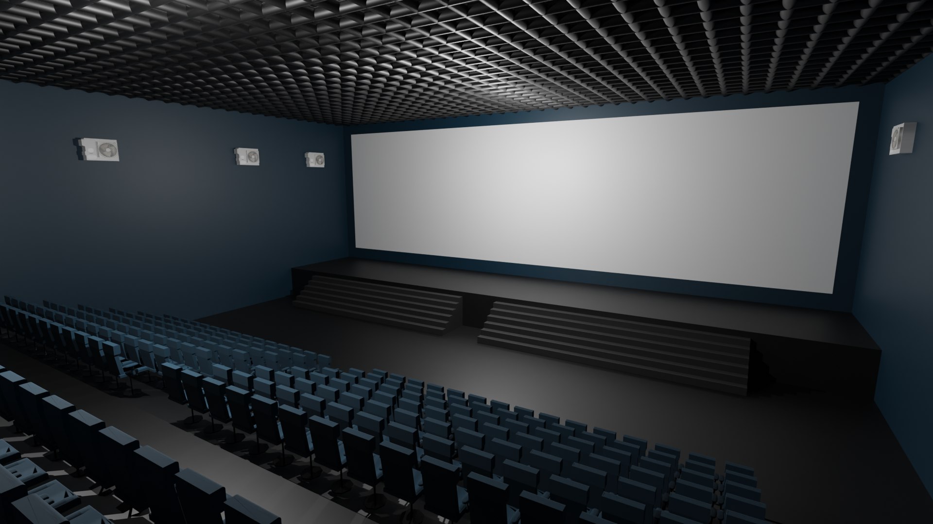 Cinema Interior Model - TurboSquid 2140792