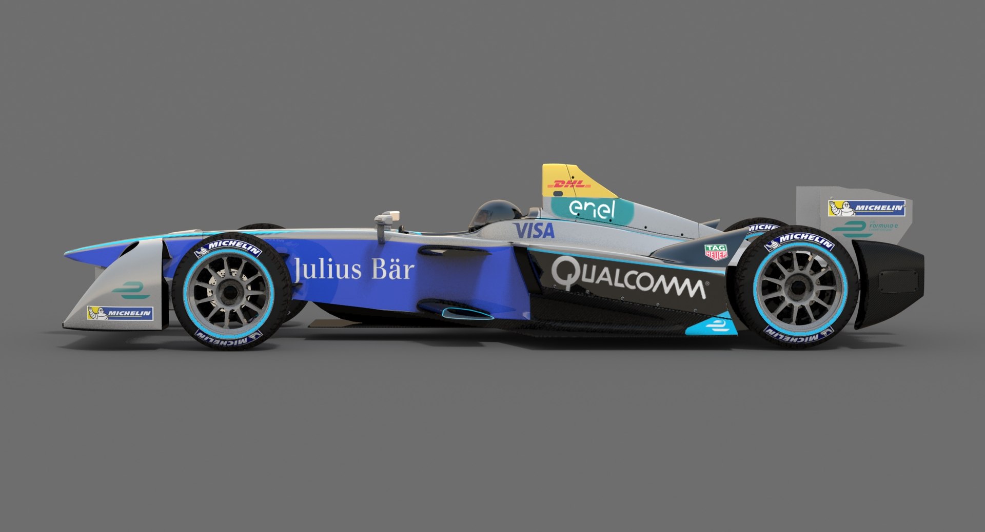 3d model of generic srt-01e formula e