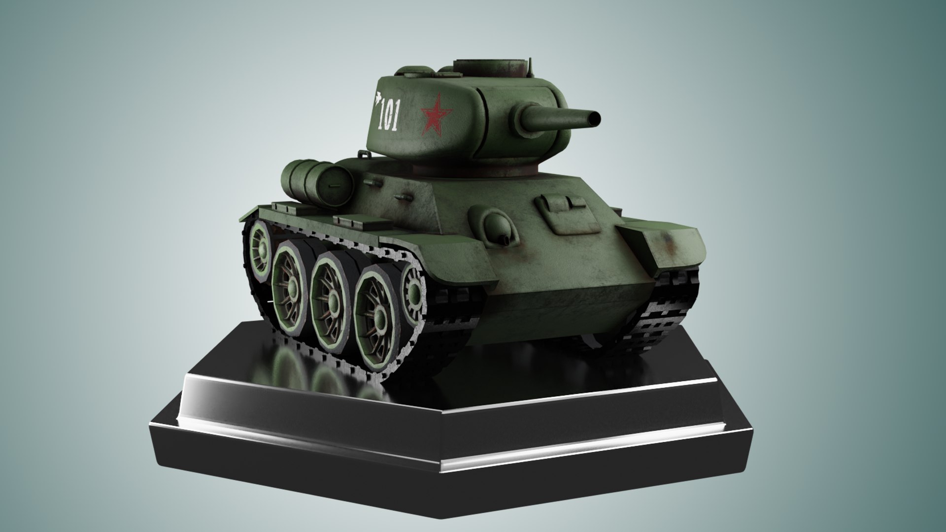 Mini Russian Tank T34 3D - TurboSquid 1498013