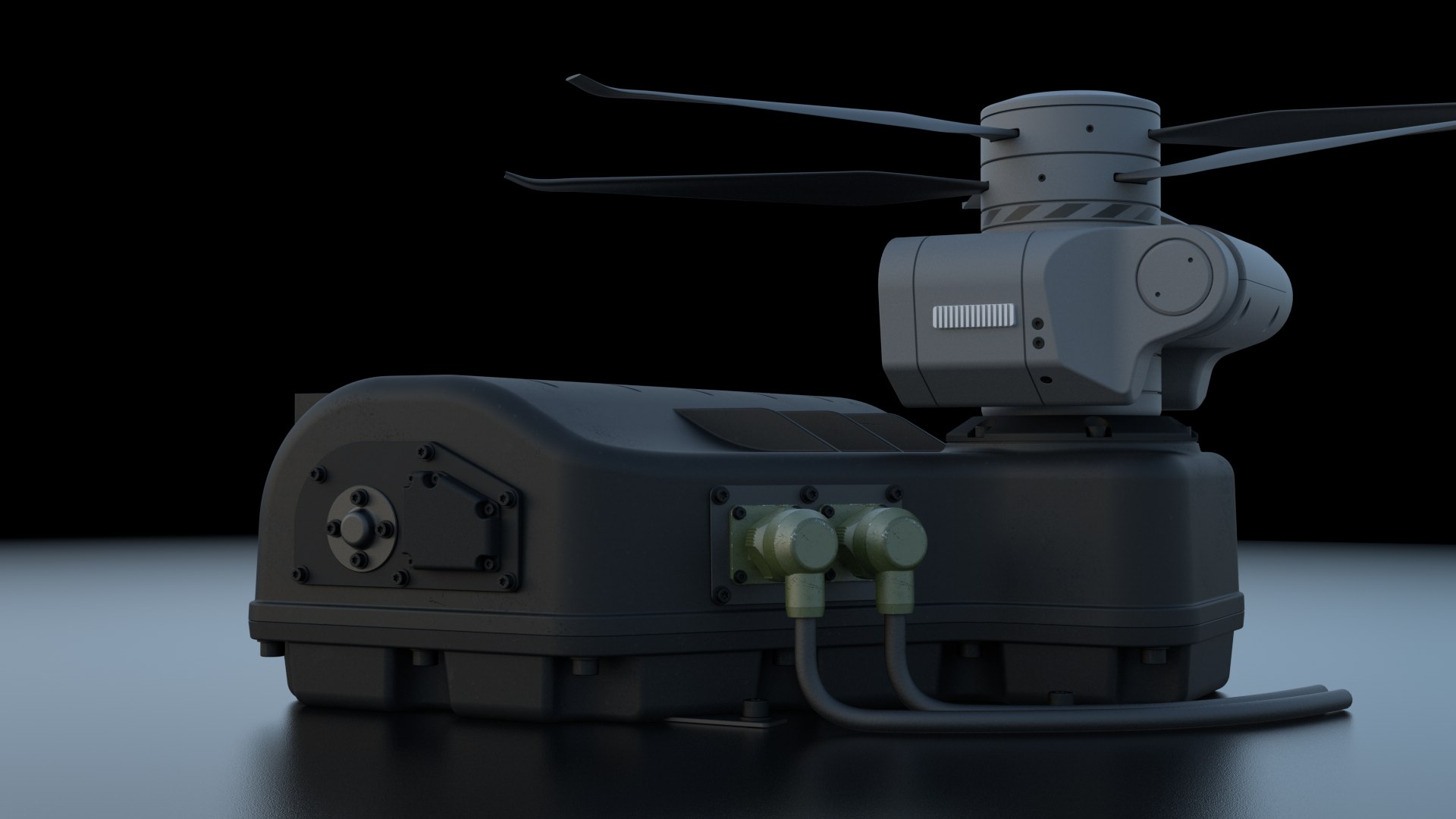 Tethered drone concept 3D model - TurboSquid 2165573