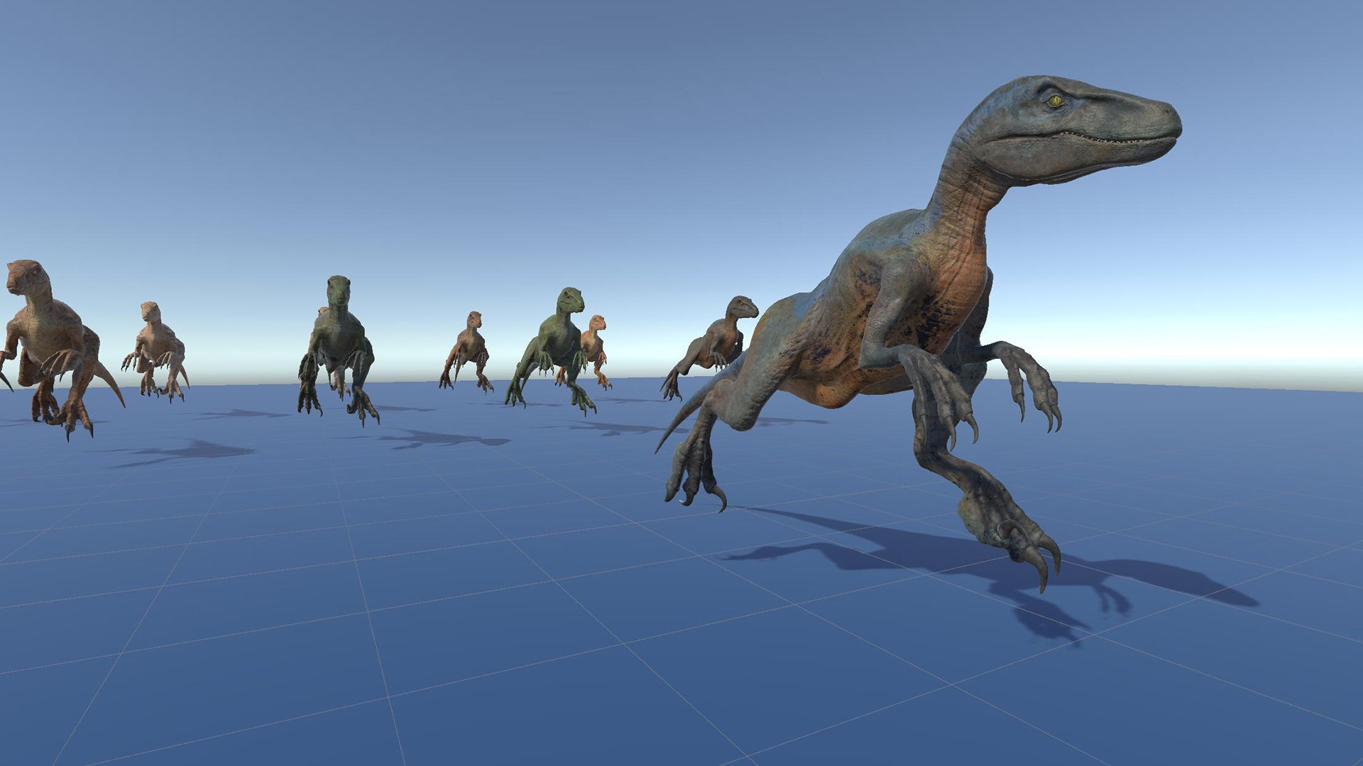 Raptor Dinosaur - Hybrid Velociraptor Unity Project 3D - TurboSquid 2250411
