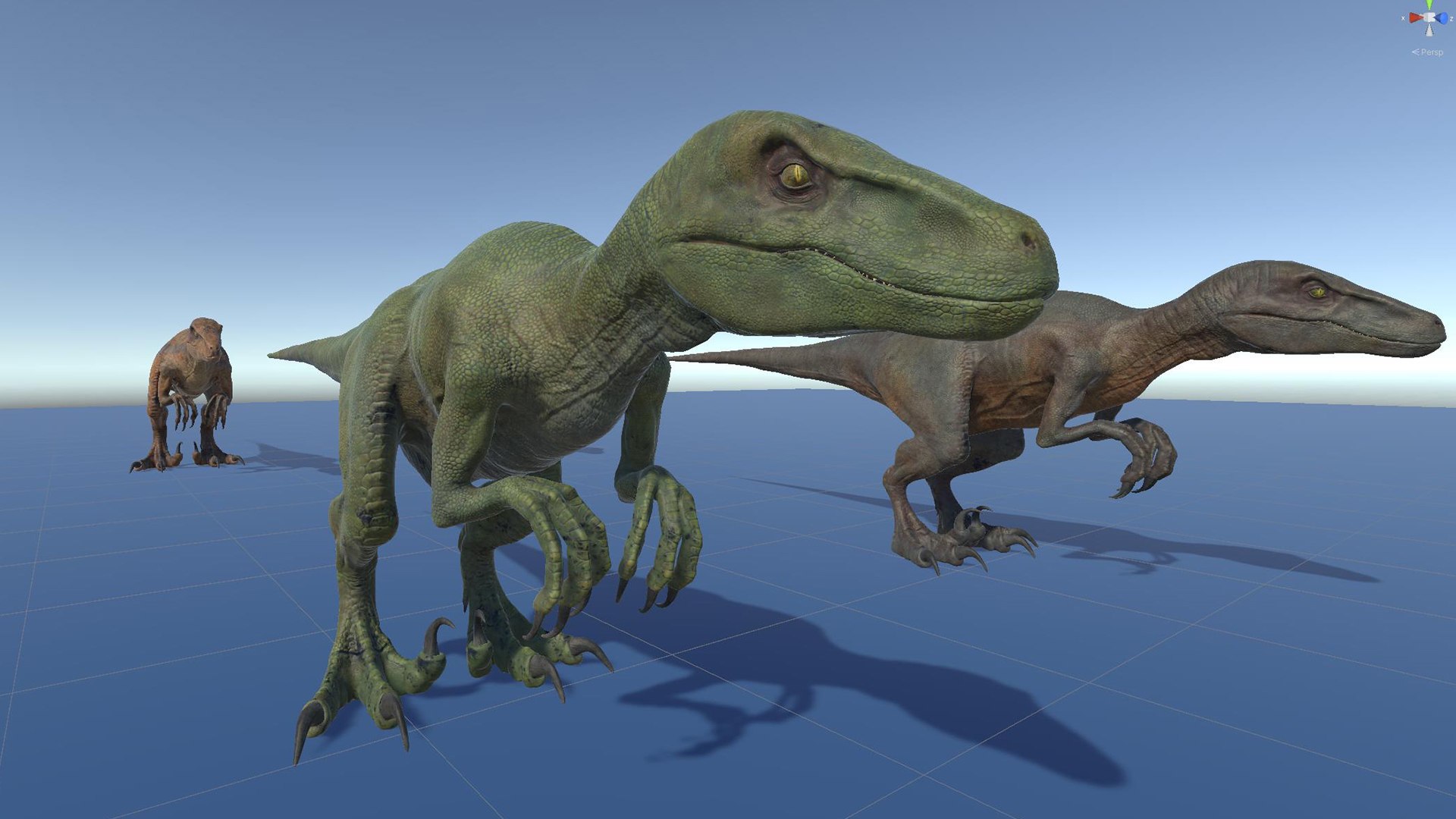 Raptor Dinosaur - Hybrid Velociraptor Unity Project 3D - TurboSquid 2250411
