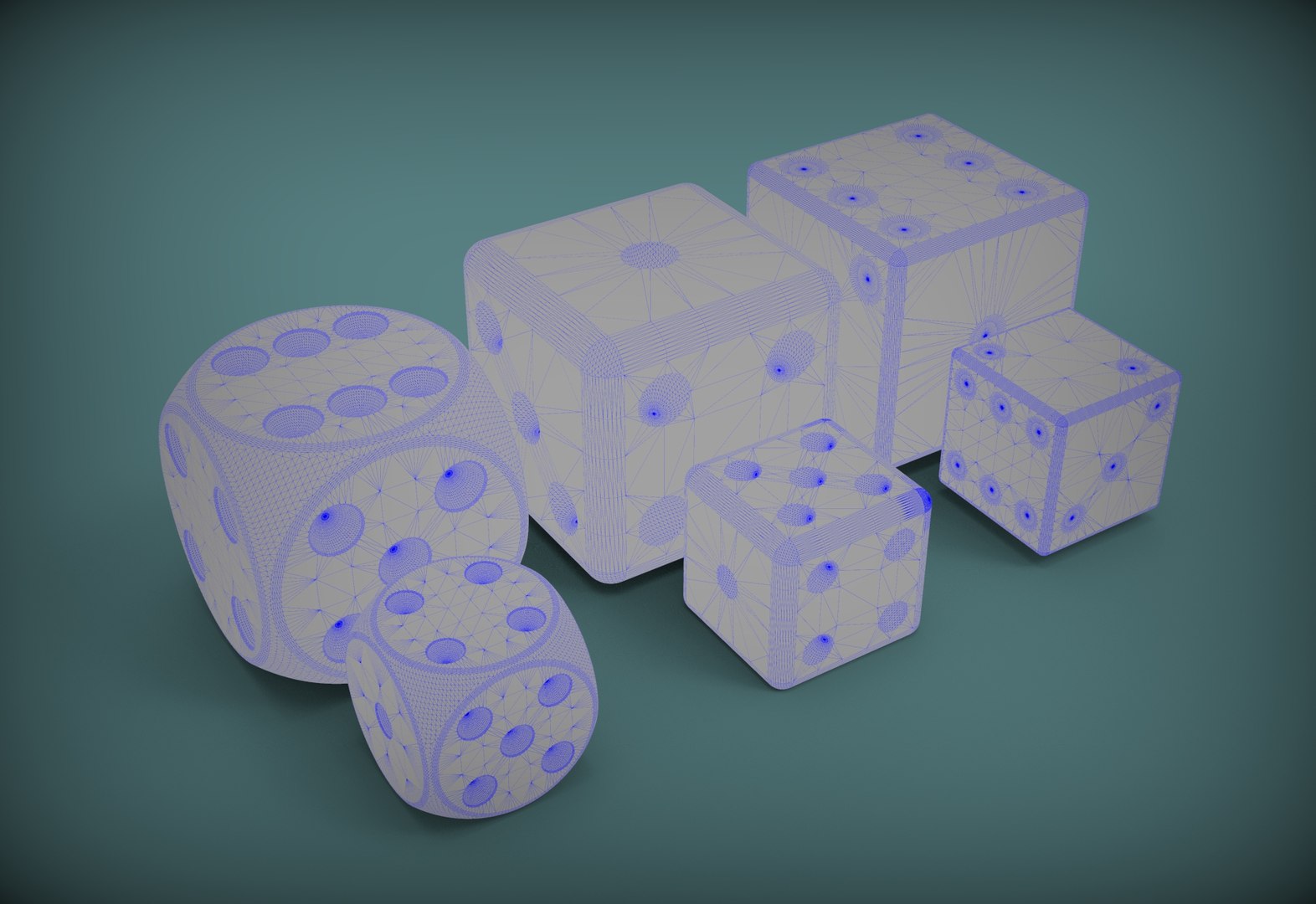 Dice 1 Model - TurboSquid 1830523