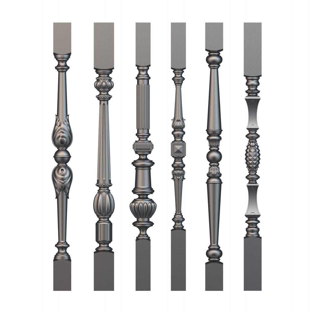 Baluster 3D Model - TurboSquid 1404263