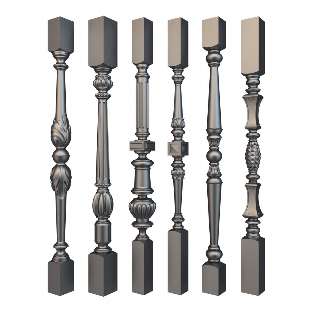 Baluster 3D Model - TurboSquid 1404263